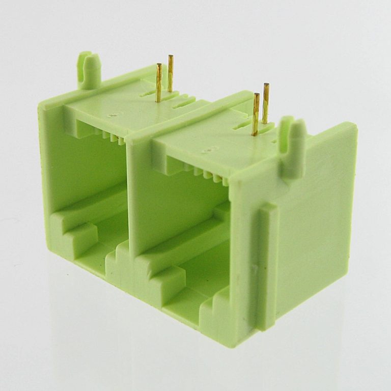 6P6C Side Entry PCB Jack 2 Ports – Genesis Connected Solutions